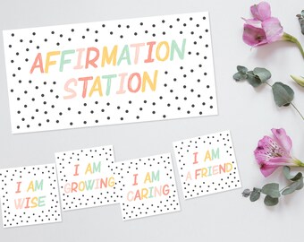 Affirmation Station Mirror - Etsy