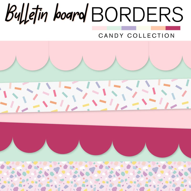 Christmas Candyland Bulletin Board - Etsy