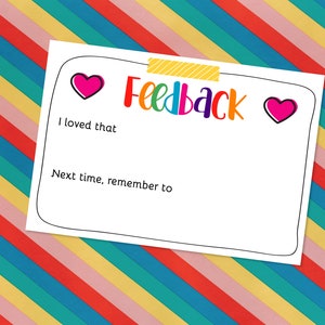 Teacher Feedback Slips for Students Work Printable, Classroom Resources ...