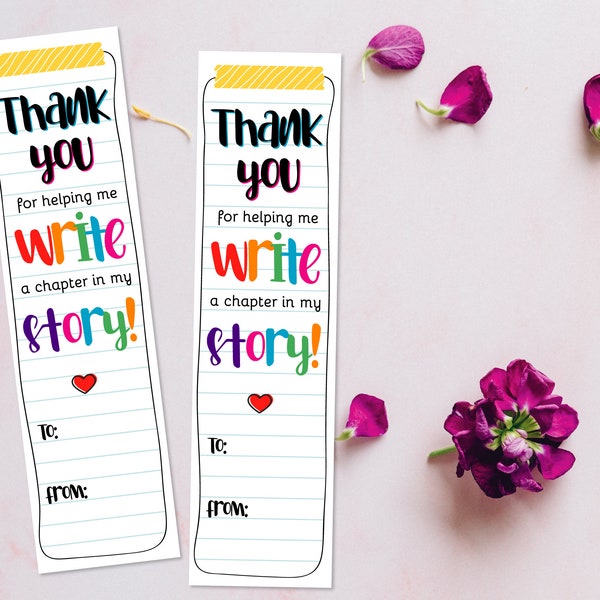 Teacher Appreciation Printable - Etsy