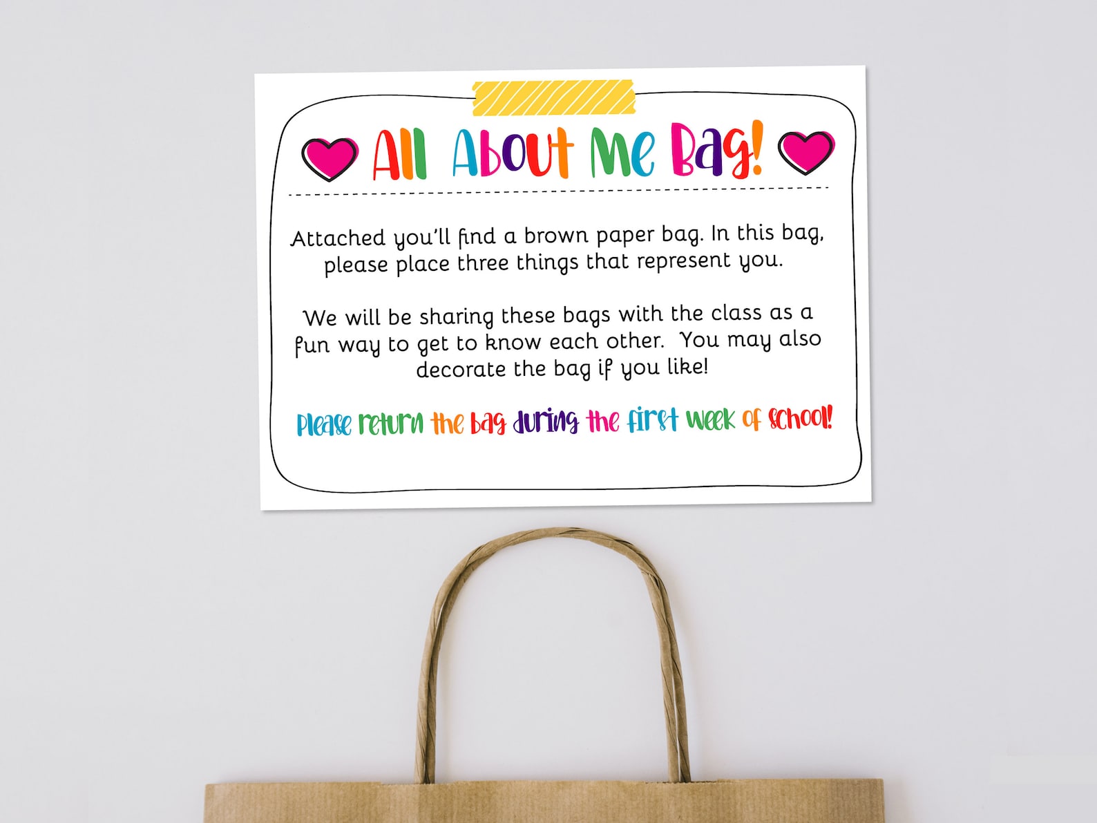 Getting to Know You First Week of School Activities, Back to School ...