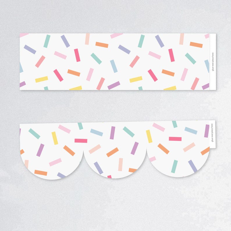 Candy Theme Bulletin Board, Rainbow Sprinkles Classroom Borders ...