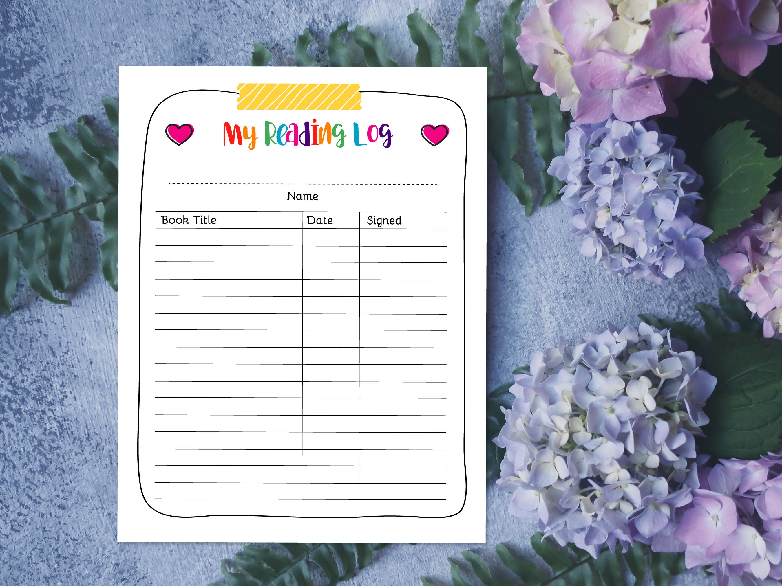 Printable Reading Log, Classroom Activity, Classroom Template, Teacher ...