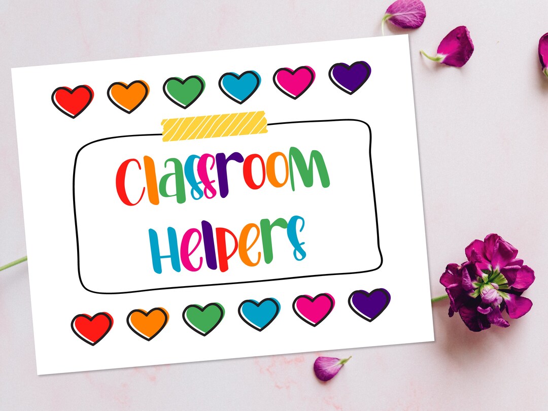 Teacher Resources Classroom Helpers Printable, Teacher Hack, Class ...