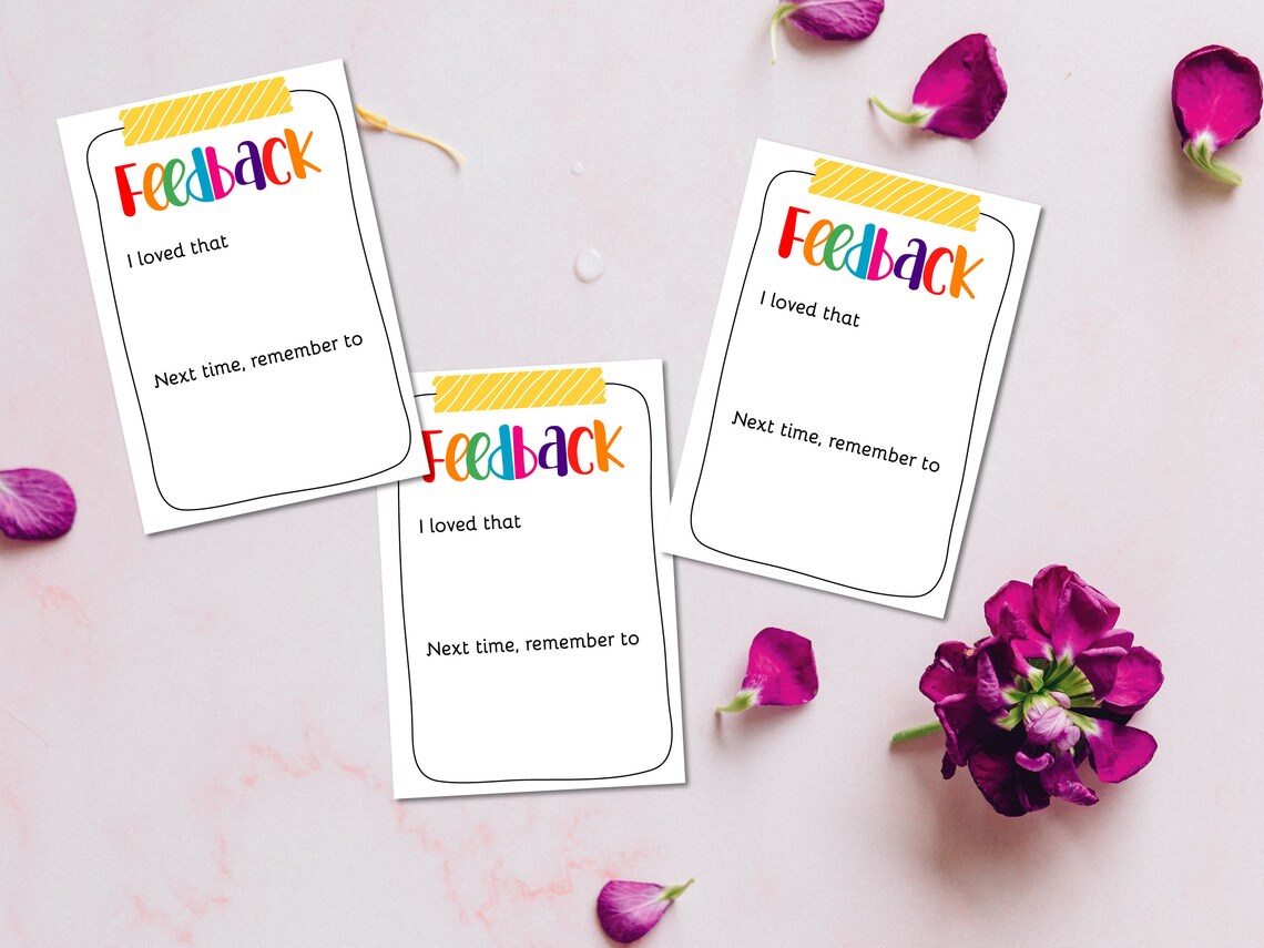 Teacher Feedback Slips for Students Work Printable, Classroom Resources ...