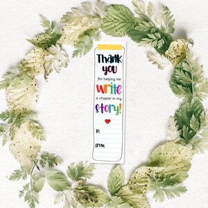 Printable Bookmarks, Teacher Appreciation Gift for Teacher, Classroom ...