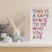 Safe Space Classroom Poster, Printable Classroom Poster, Digital Print ...