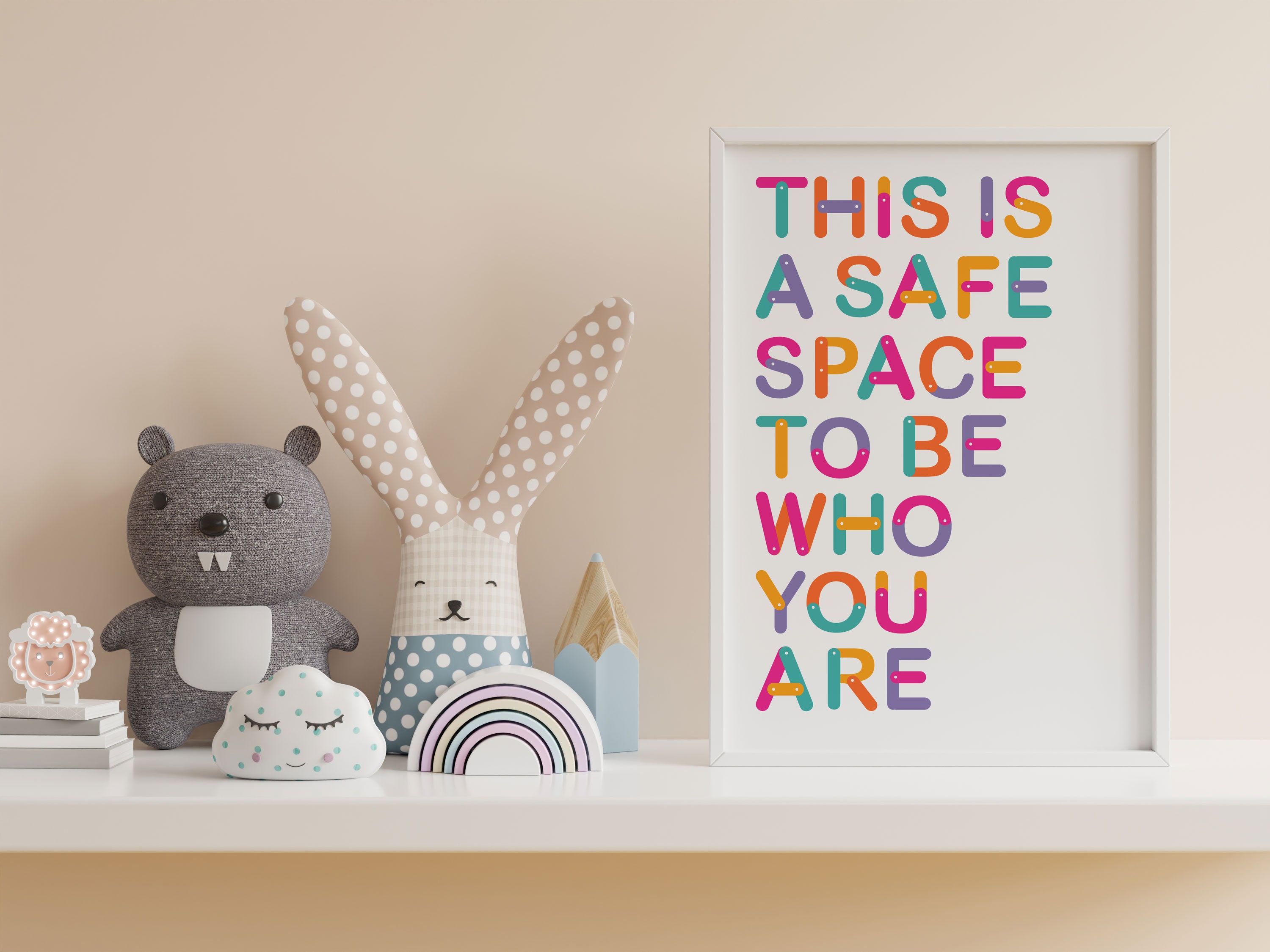 Safe Space Classroom Poster, Printable Classroom Poster, Digital Print ...