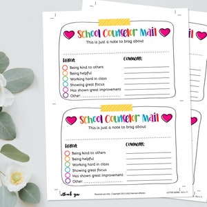 School Counselor Mail, Note From the Teacher, Teacher Report, Teacher ...