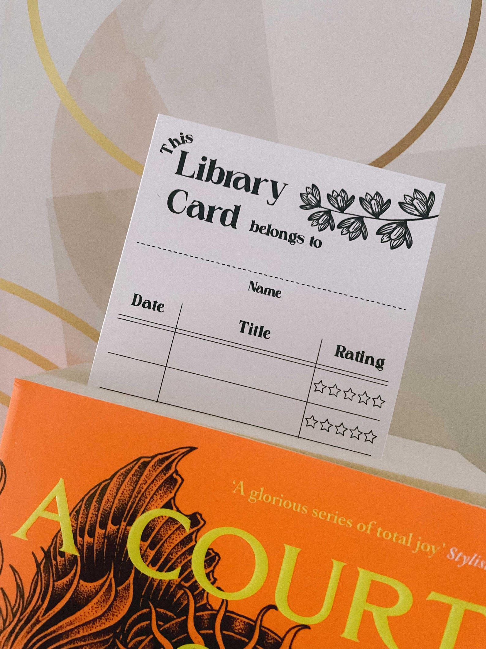 Printable Library Card Bookmark, Reading Log Bookmark, DIY Bookmark ...
