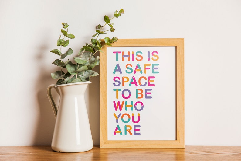 Safe Space Classroom Poster Printable Classroom Poster - Etsy Australia