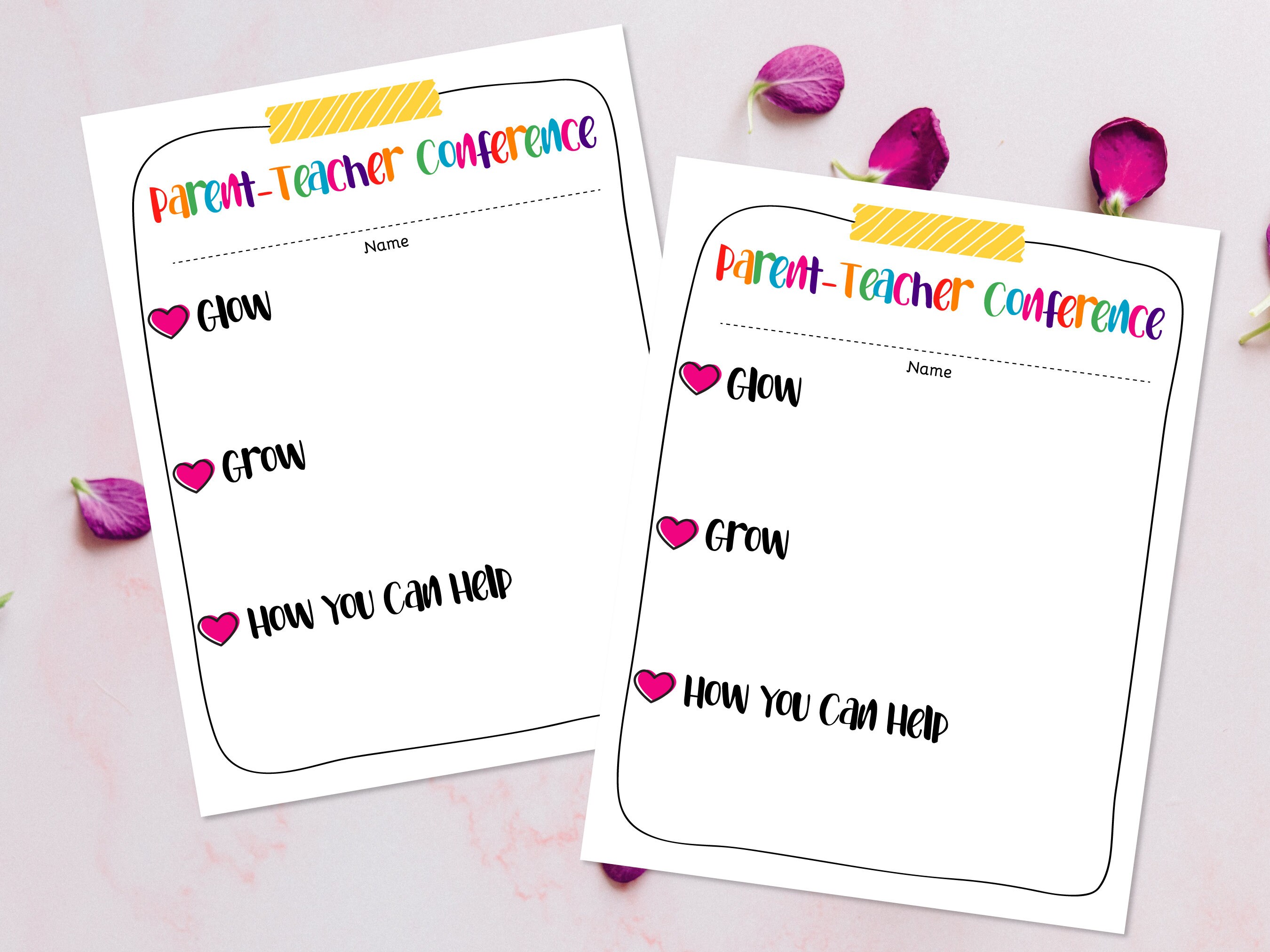 Parent Teacher Conference Report, Teacher Resource, Teacher Mail ...