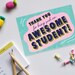 Student Appreciation Printable Tag, Graduation Gift, Awesome Student ...
