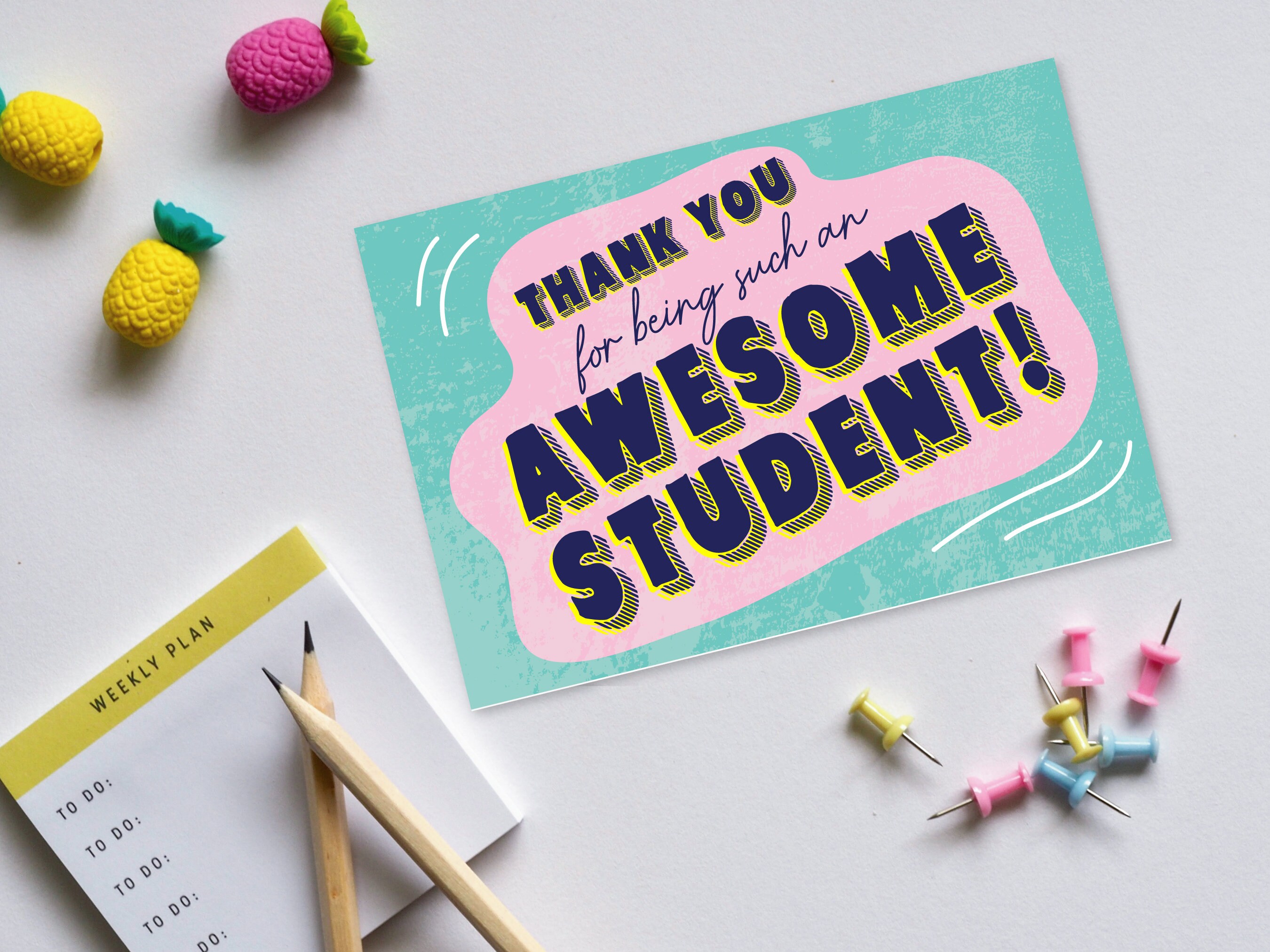 Student Appreciation Printable Tag, Graduation Gift, Awesome Student ...