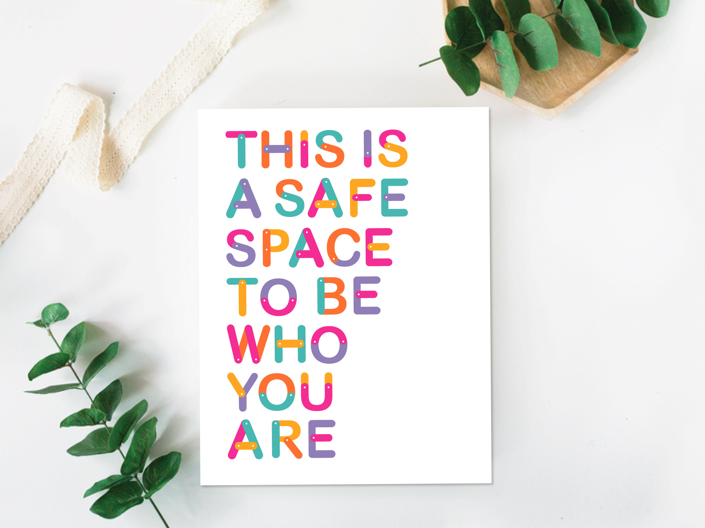 Safe Space Classroom Poster Printable Classroom Poster - Etsy Australia
