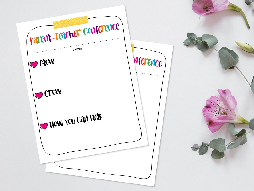 Parent Teacher Conference Report, Teacher Resource, Teacher Mail ...