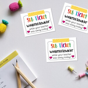 Teacher Resources Sub Binder Pack Printables, Substitute Teacher ...