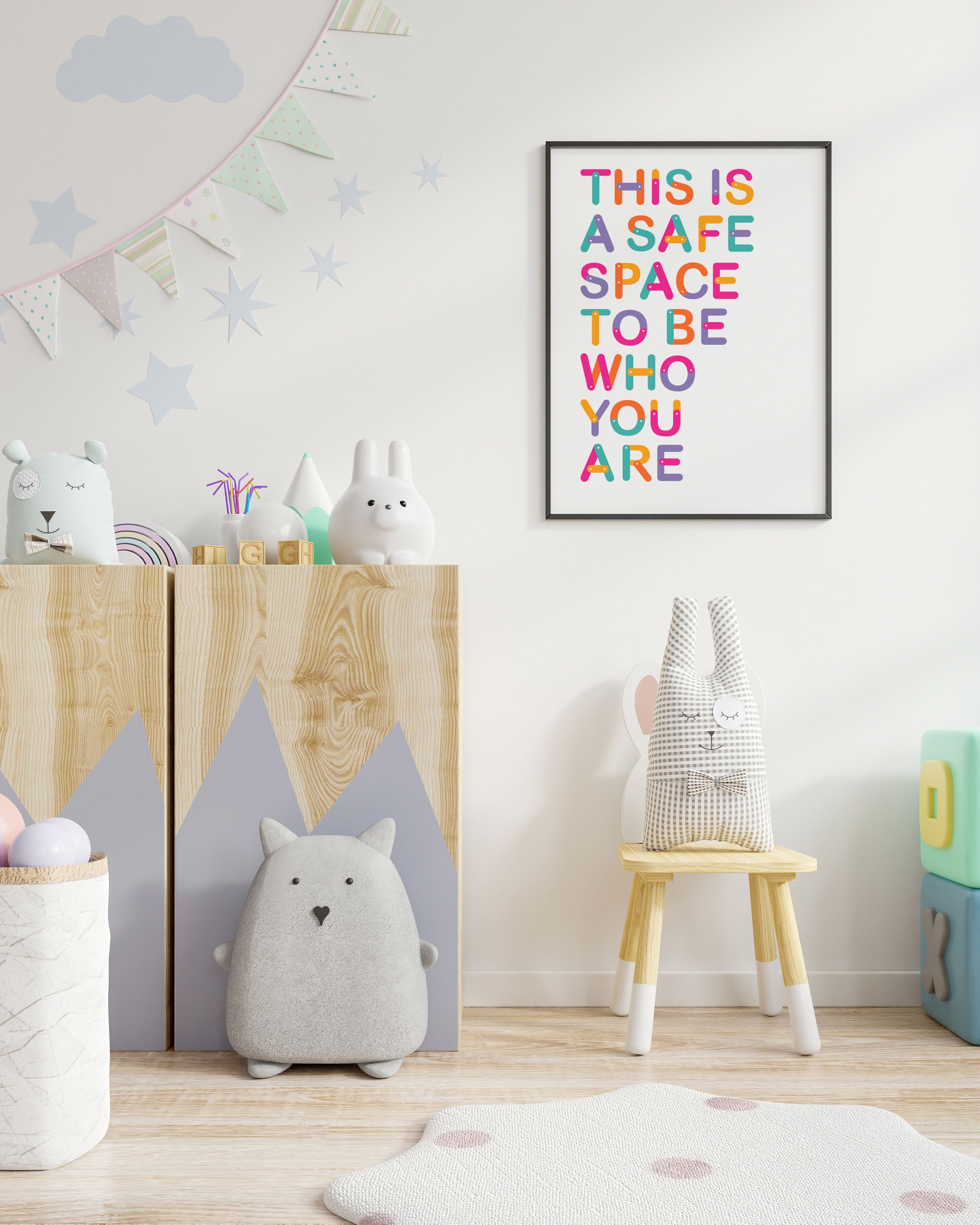 Safe Space Classroom Poster, Printable Classroom Poster, Digital Print ...