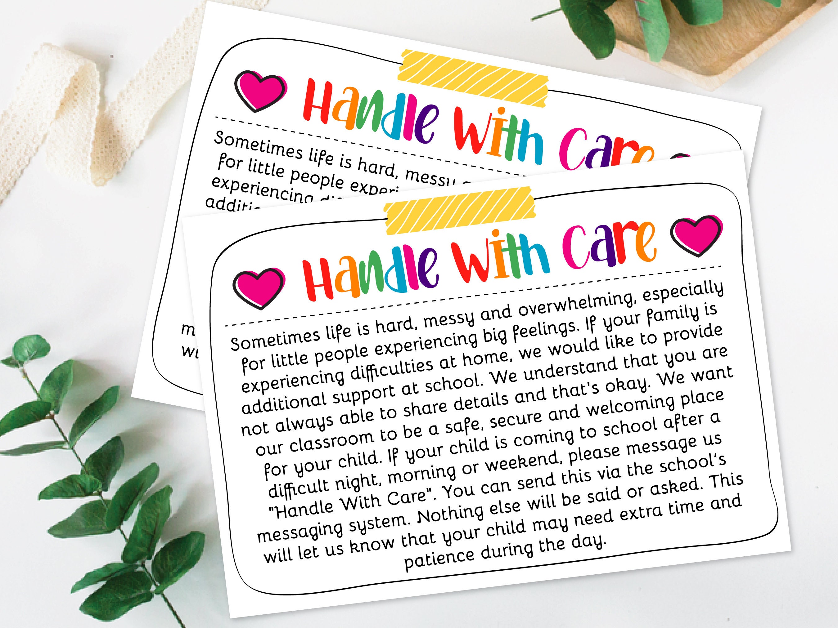 Teacher Handle With Care, Messaging System, Teacher Resource, Note From ...