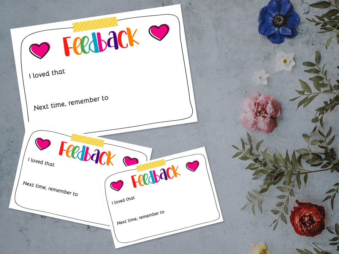 Teacher Feedback Slips for Students Work Printable, Classroom Resources ...