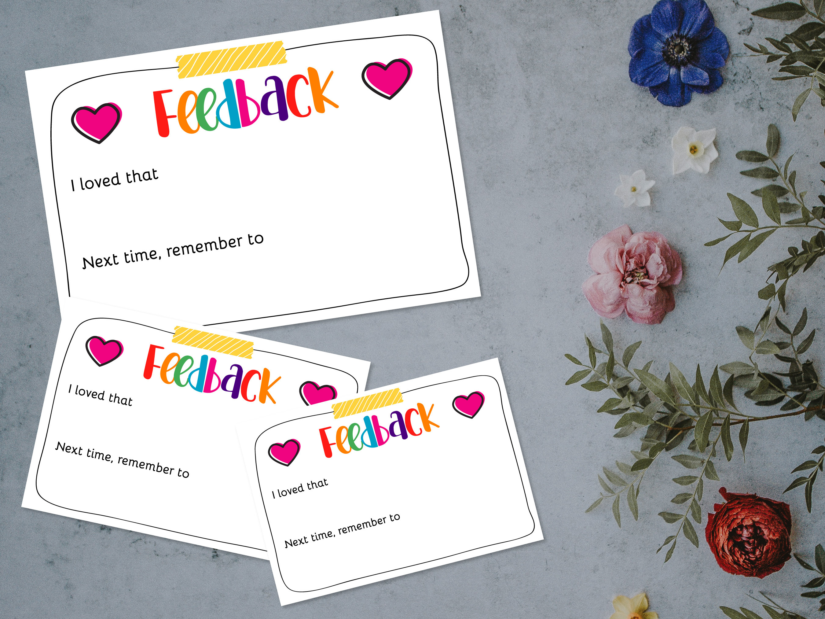 Teacher Feedback Slips for Students Work Printable, Classroom Resources ...
