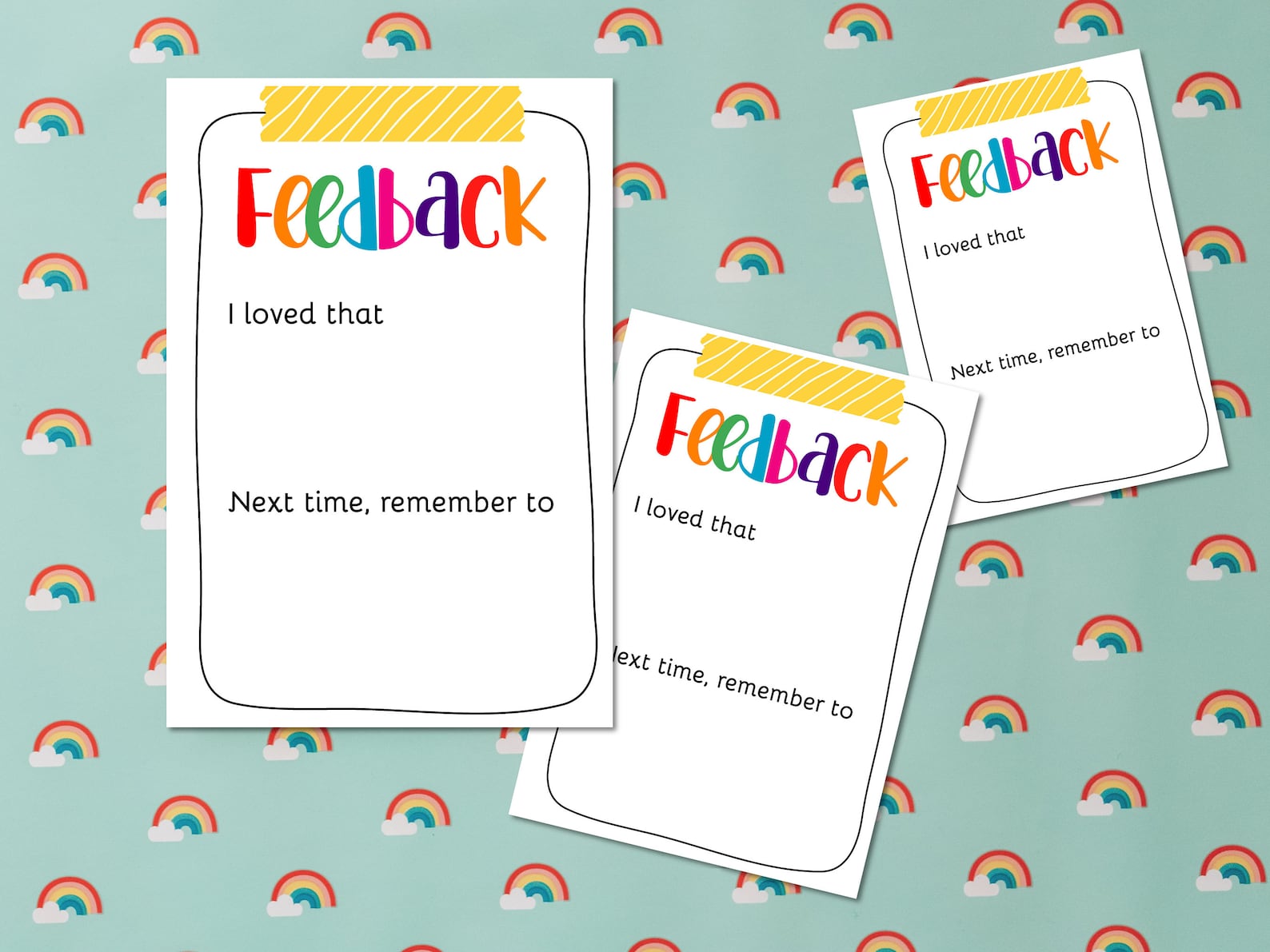 Teacher Feedback Slips for Students Work Printable, Classroom Resources ...