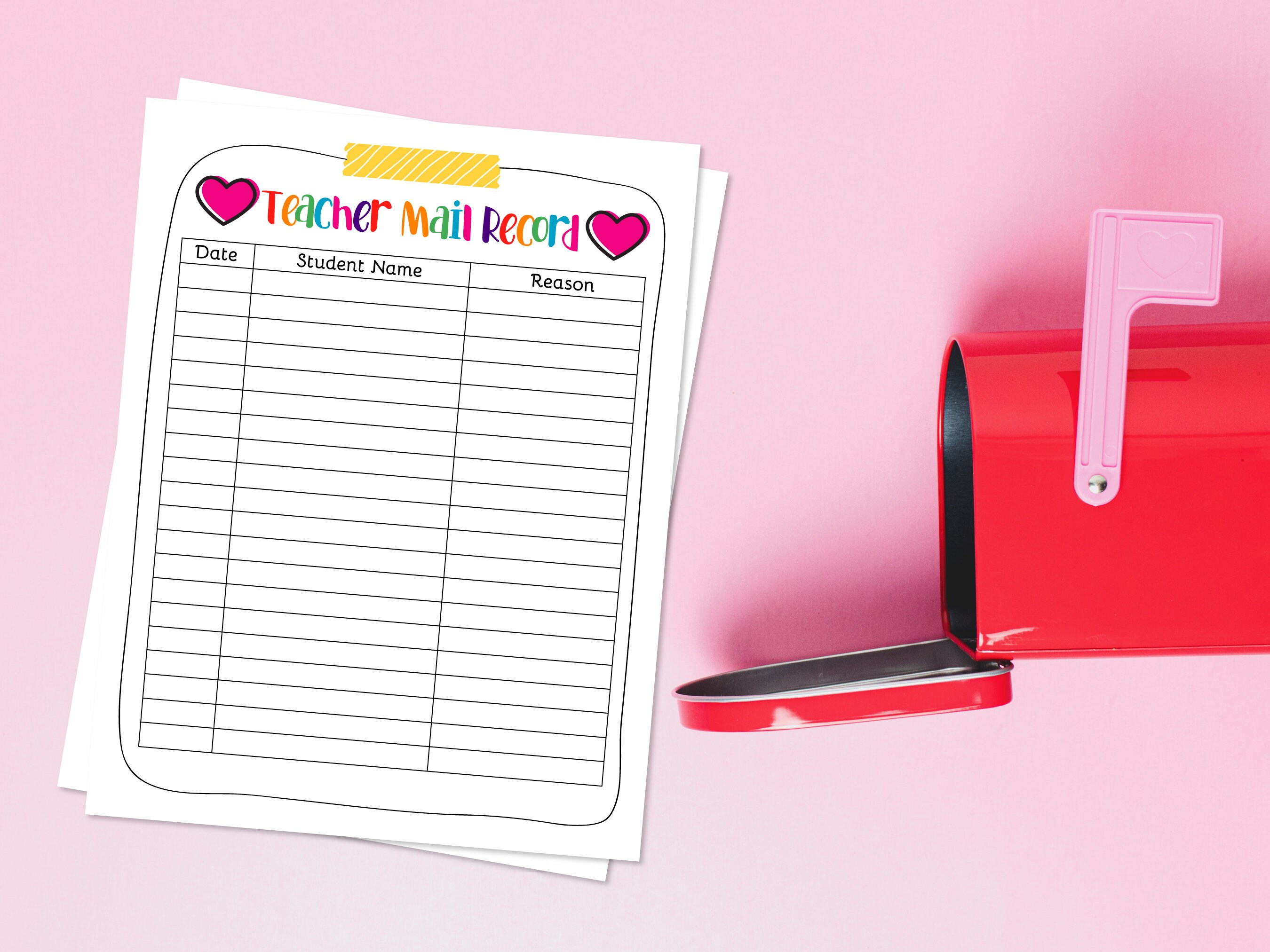 Teacher Parent Communication Tracker, Note From the Teacher, Teacher ...