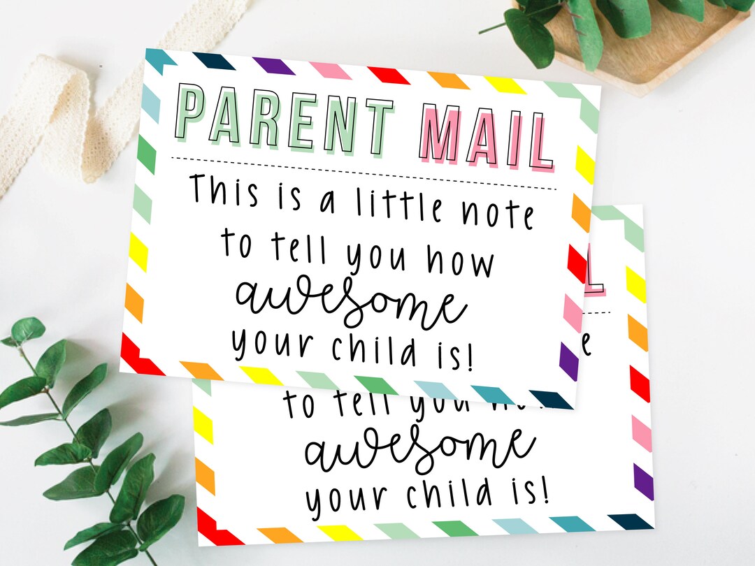 Teacher Resources Brag Note Printable, Positive Mail Home, Student ...