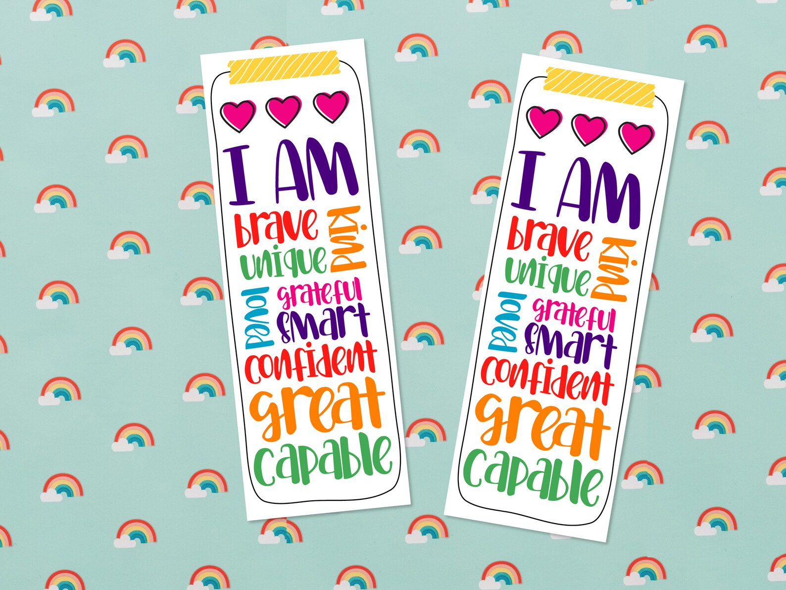 Classroom Affirmation Bookmarks, Printable Gift Student, Classroom ...