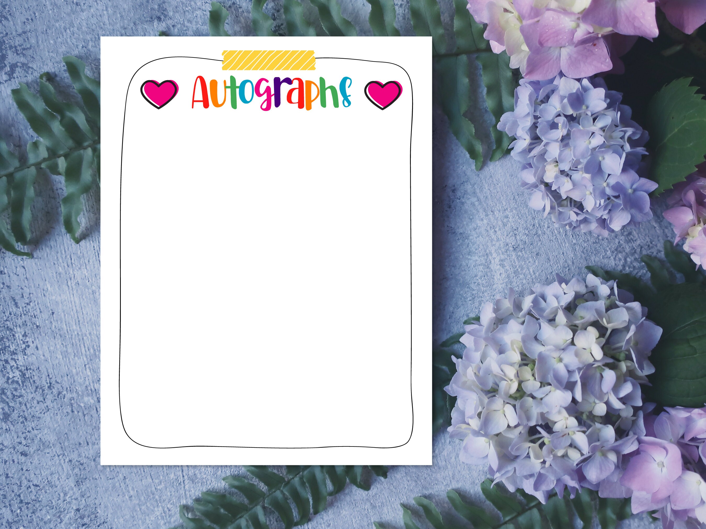 Classroom Autographs, Teacher Resources, End of the Year Student ...