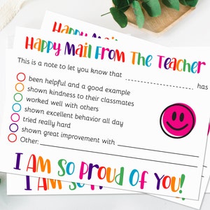 Teacher Mail, Note From the Teacher, Teacher Report, Teacher Brag ...