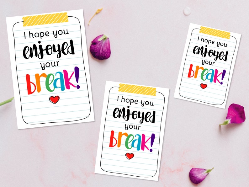 Teacher Appreciation Printable Tag, Kitkat Break Teacher Gift Ideas ...