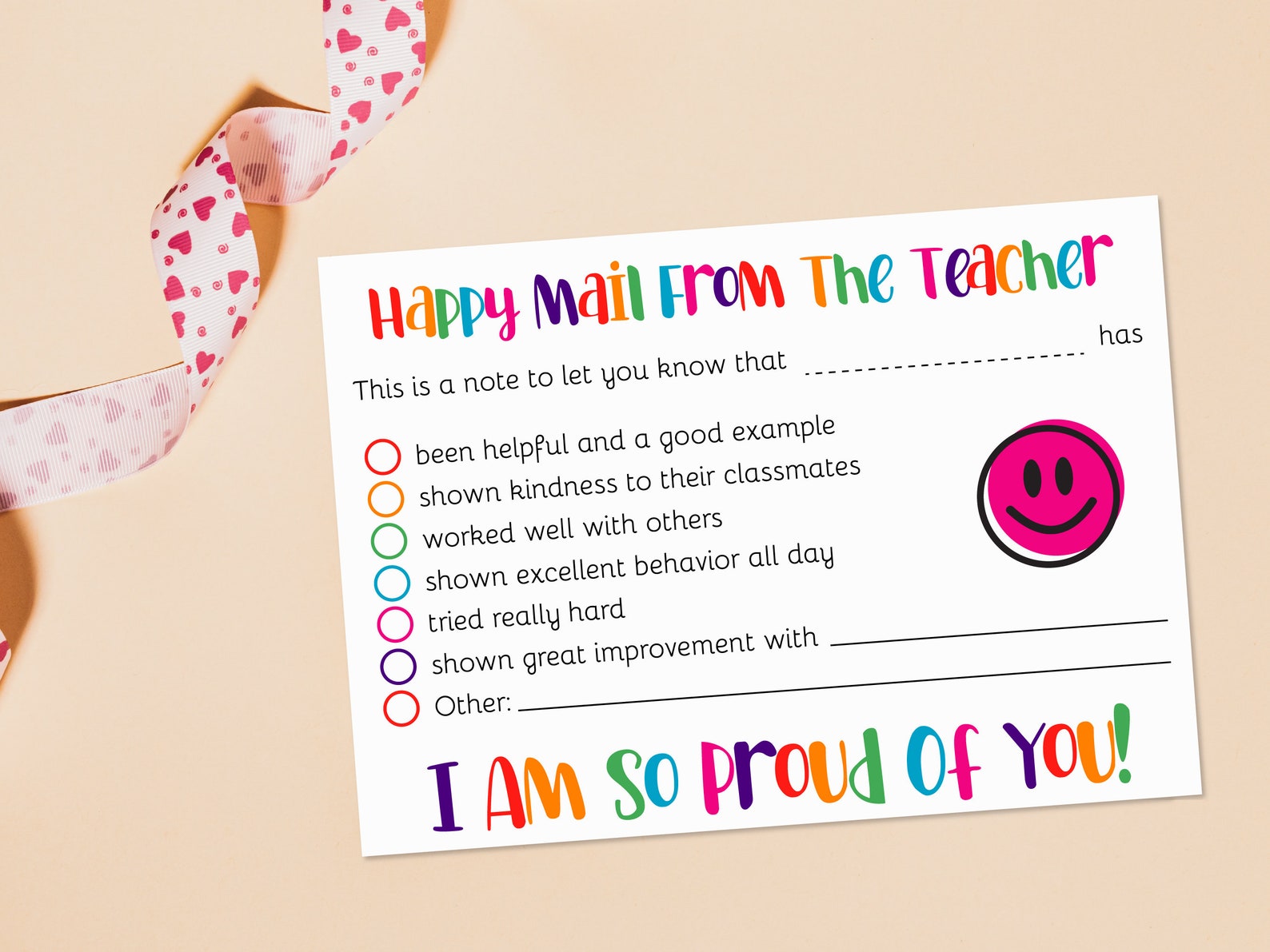 Teacher Mail, Note From the Teacher, Teacher Report, Teacher Brag ...