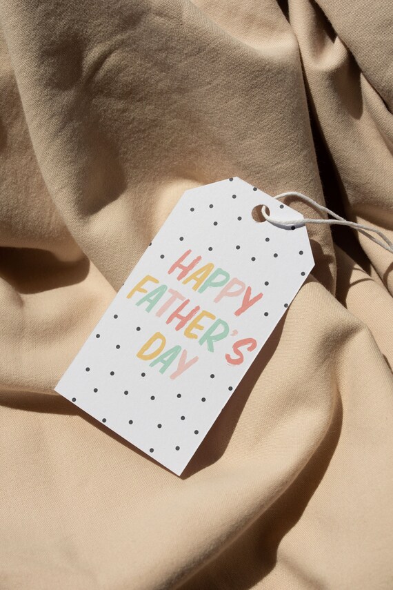 Happy Fathers Day Gift Tag Father's Day Gift Ideas - Etsy