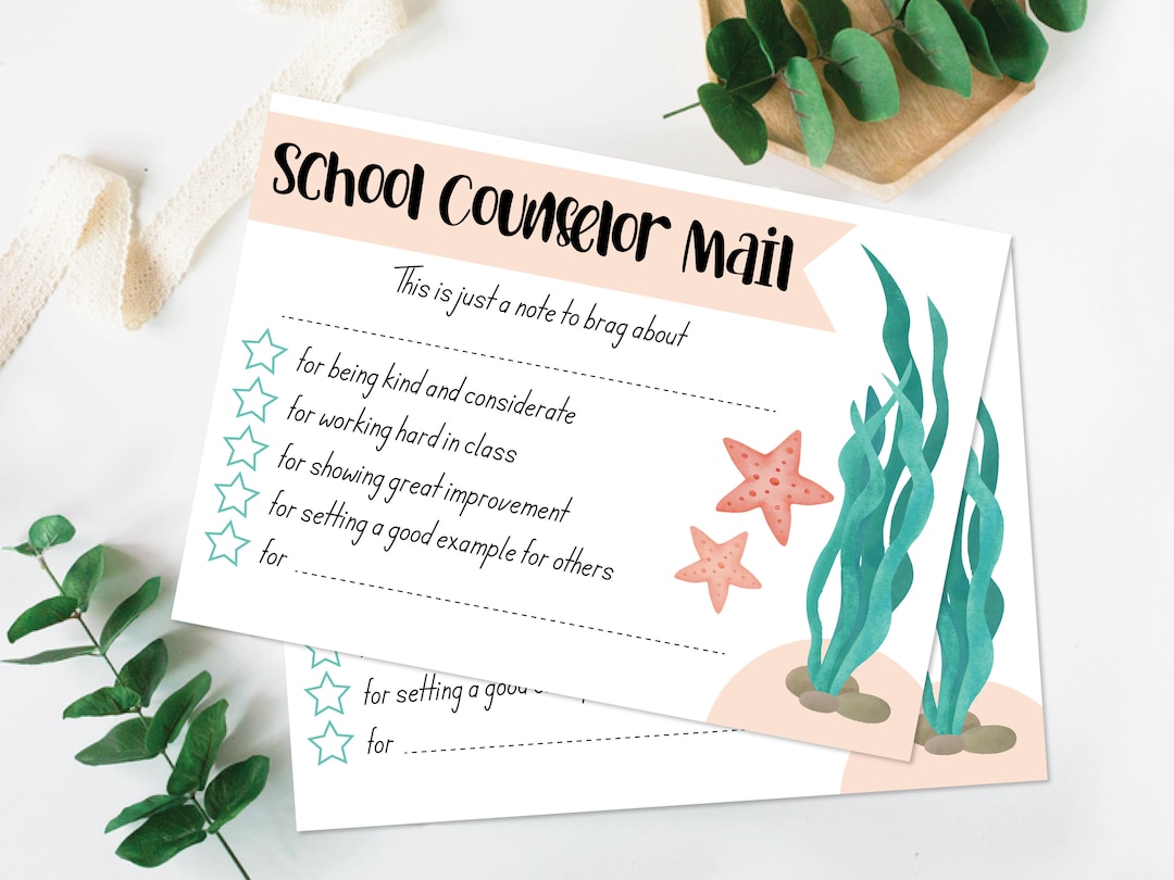 School Counselor Mail, Note From the Teacher, Teacher Report, Teacher ...