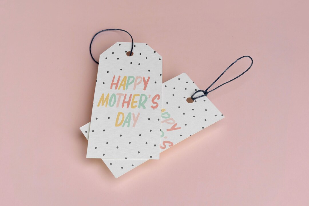 Happy Mothers Day Gift Tag, Mothers Day Gift Ideas, Rainbow Boho Mom ...