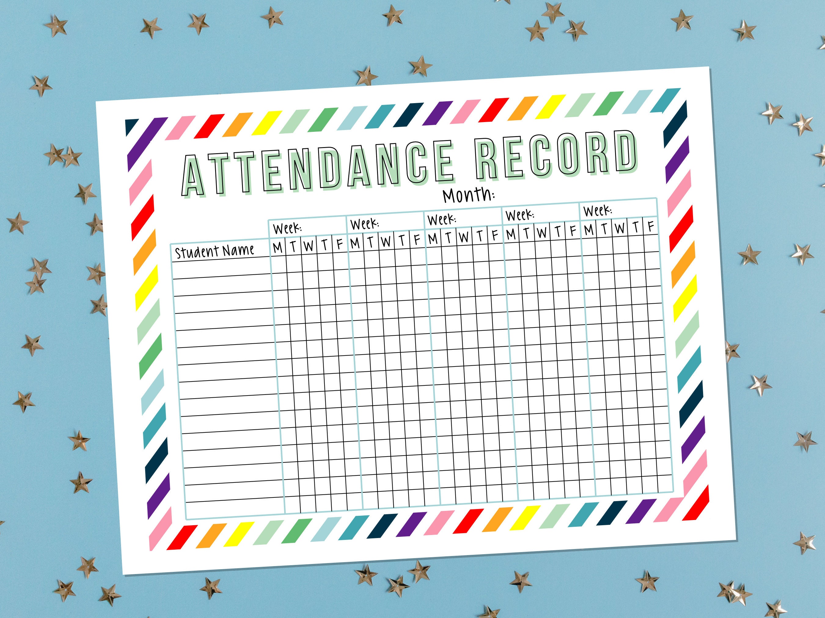 Classroom Attendance Sheet, Teacher Log, Digital Tracker, Teacher Plan ...