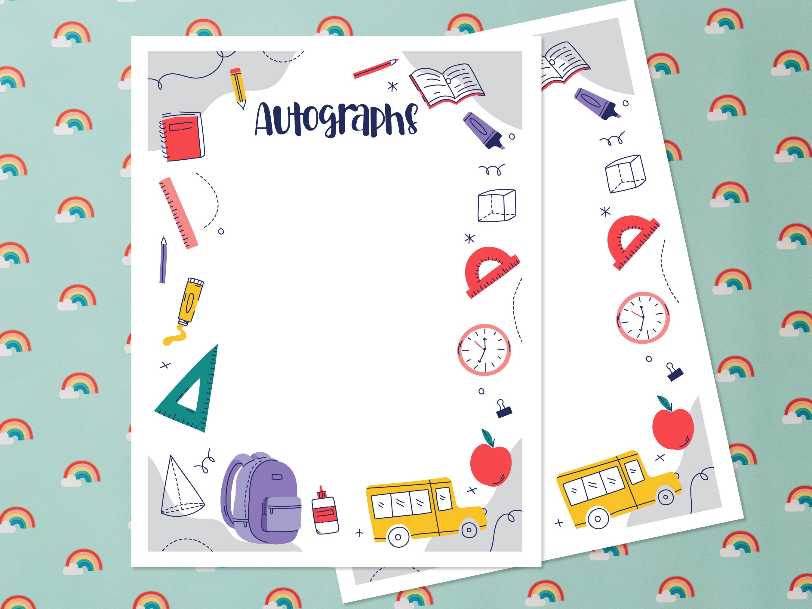 Classroom Autographs, Teacher Resources, End of the Year Teacher Hacks ...