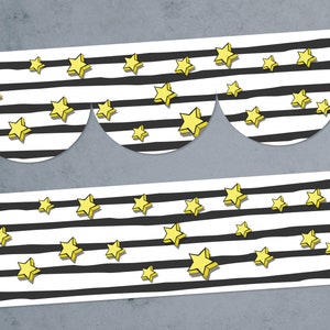 Stars Classroom Borders Printable, Easy Teacher Resources to Brighten ...