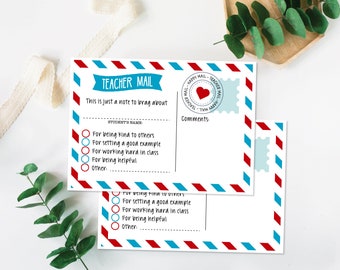Farmhouse Boho Teacher Mail Note From the Teacher Teacher - Etsy