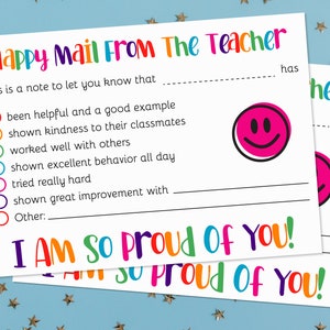 Teacher Mail, Note From the Teacher, Teacher Report, Teacher Brag ...