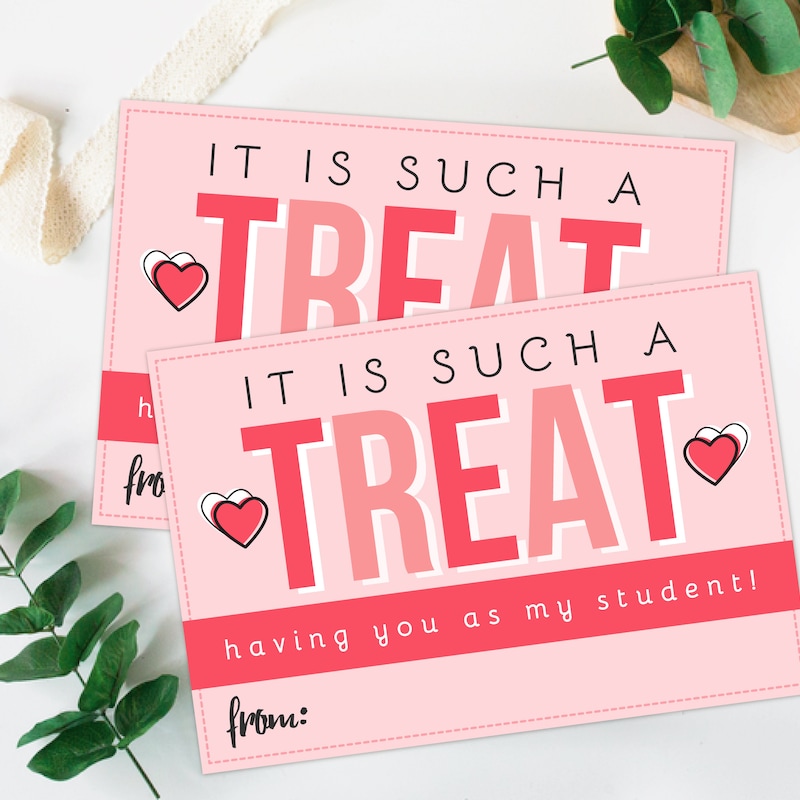 Teacher Valentine Card - Etsy