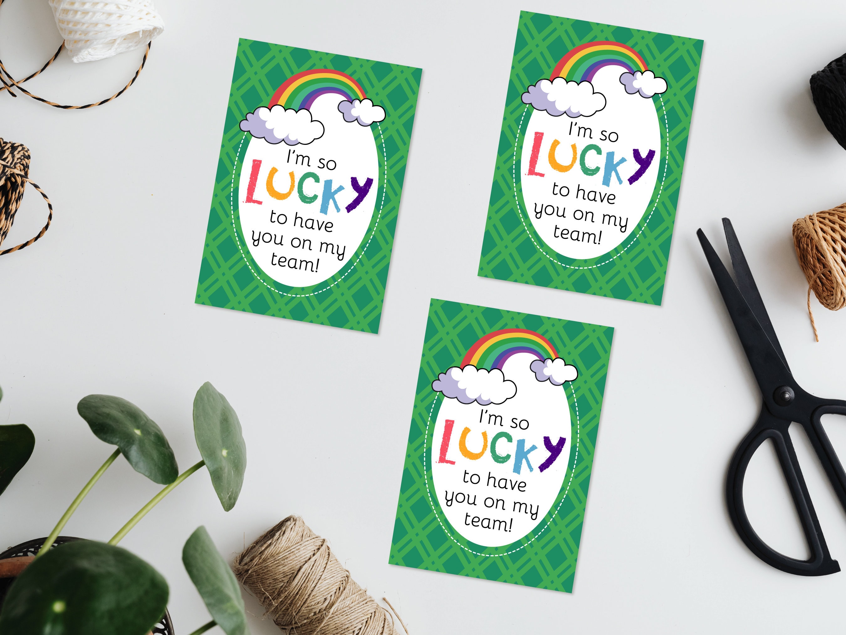 Lucky to Have You on My Team, Employee Appreciation, St. Patrick's ...