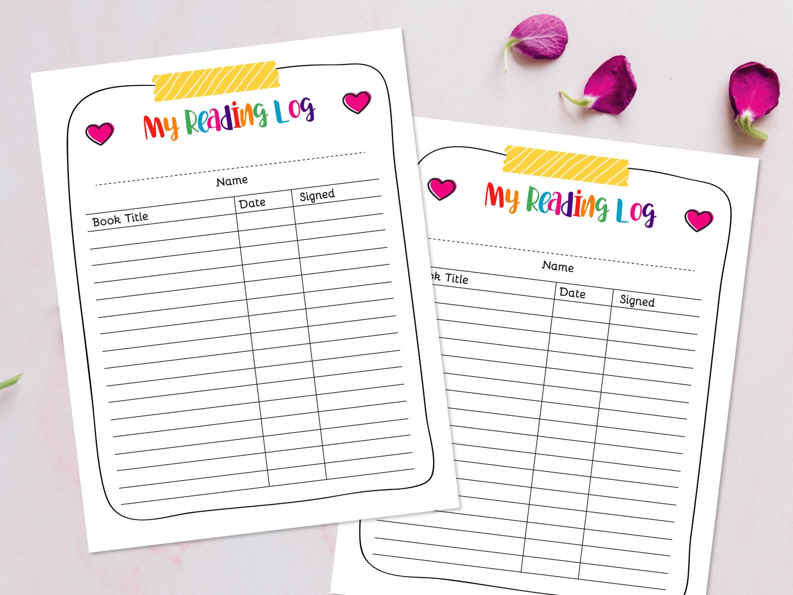 Printable Reading Log, Classroom Activity, Classroom Template, Teacher ...