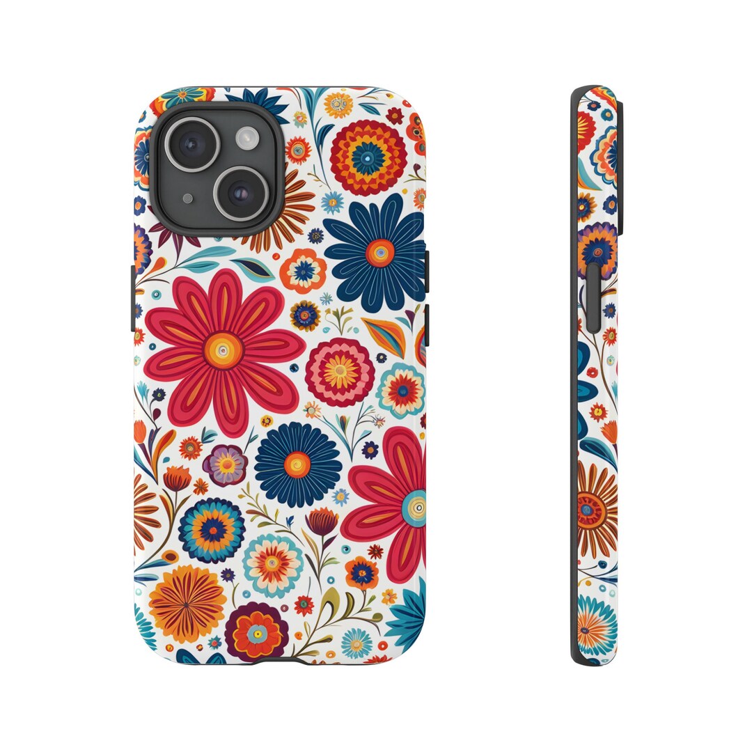 Vintage Floral Cell Case Retro Flower Design Phone Cover - Etsy