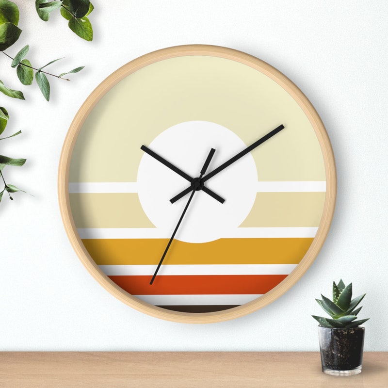 80s Wall Clock - Etsy
