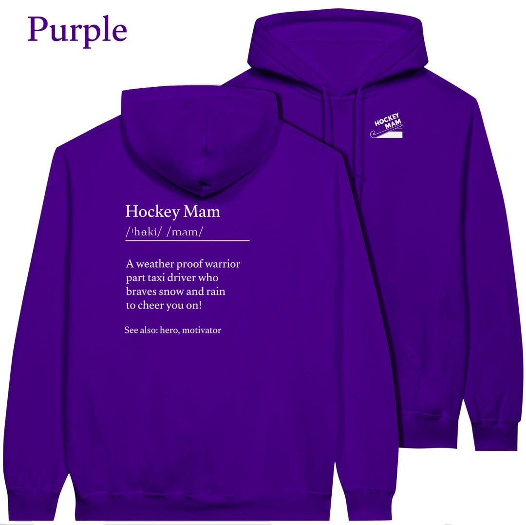 Hockey Mam Funny Definition Hoodie - Weather Warrior - Etsy