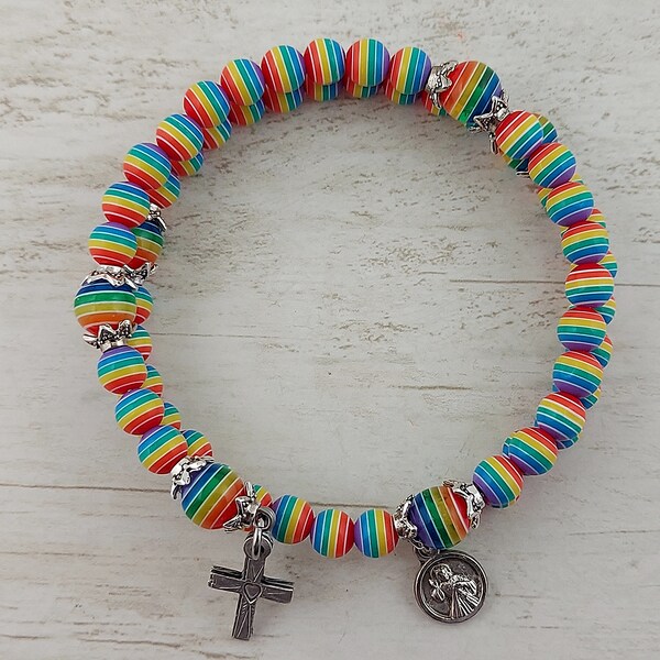 Pride Rosary Beads - Etsy