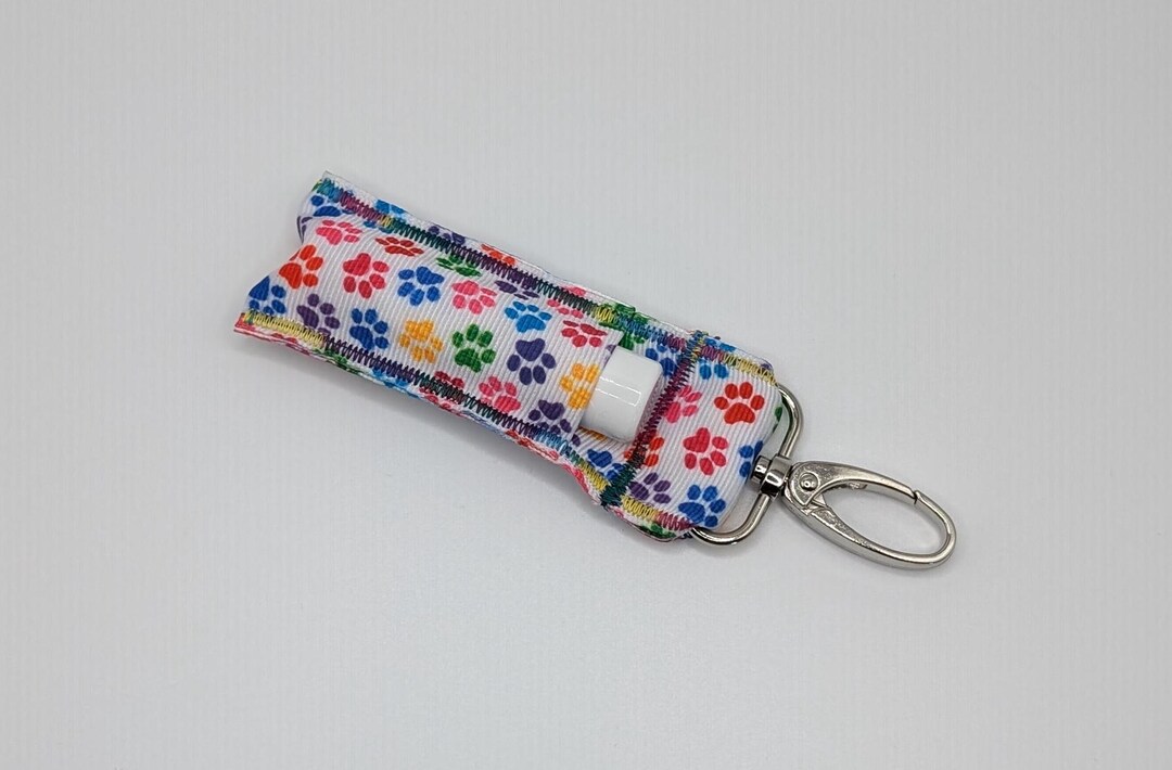 Dog Chapstick Holder, Lip Balm Holder, Dog Key Chain Chapstick Holder ...