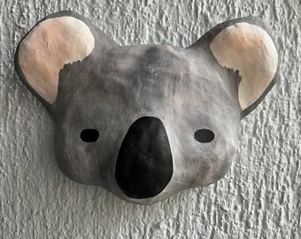 Paper Mache Fox Head. Animal Wall Decor - Etsy